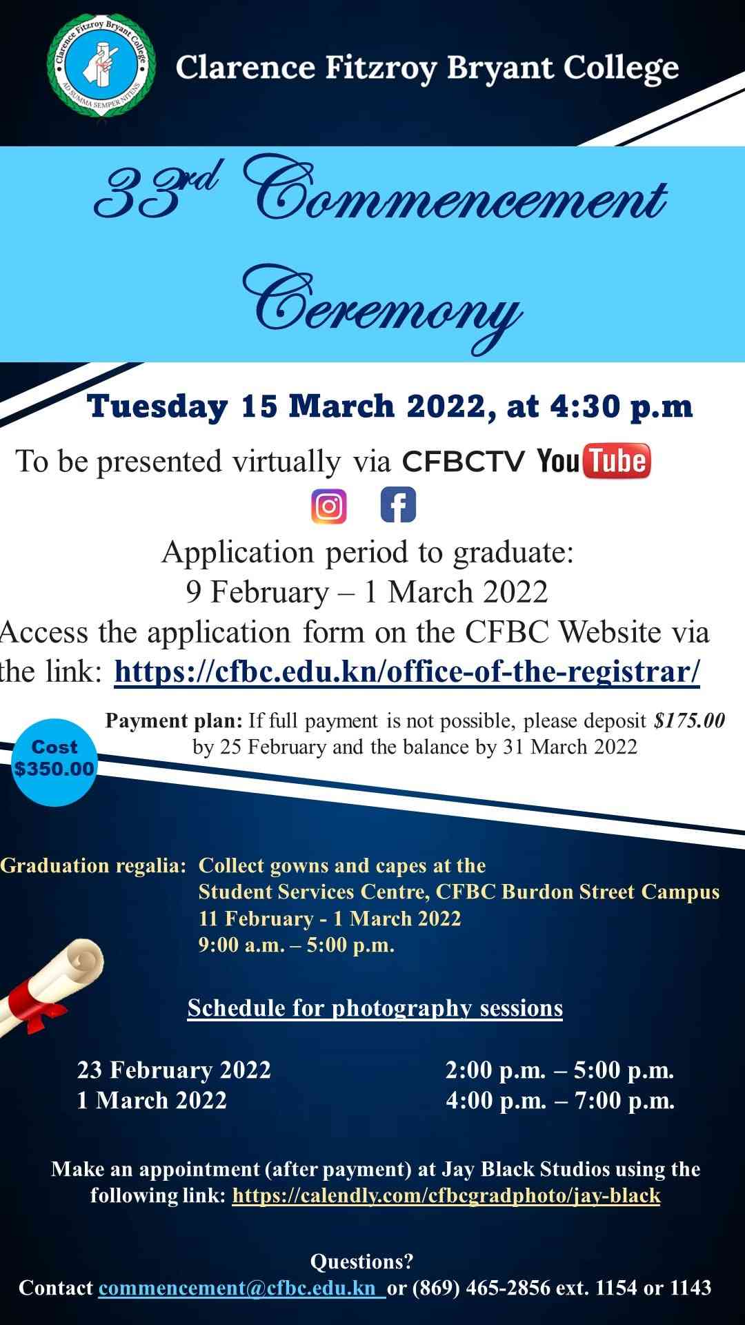 ACE ASSOCIATE DEGREES – Clarence Fitzroy Bryant College