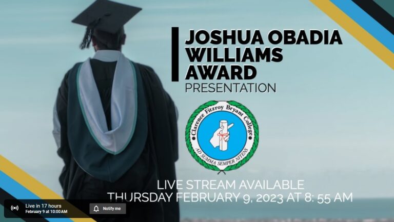 Joshua Obadiah Williams Excellence Award Ceremony 2023 – Clarence ...