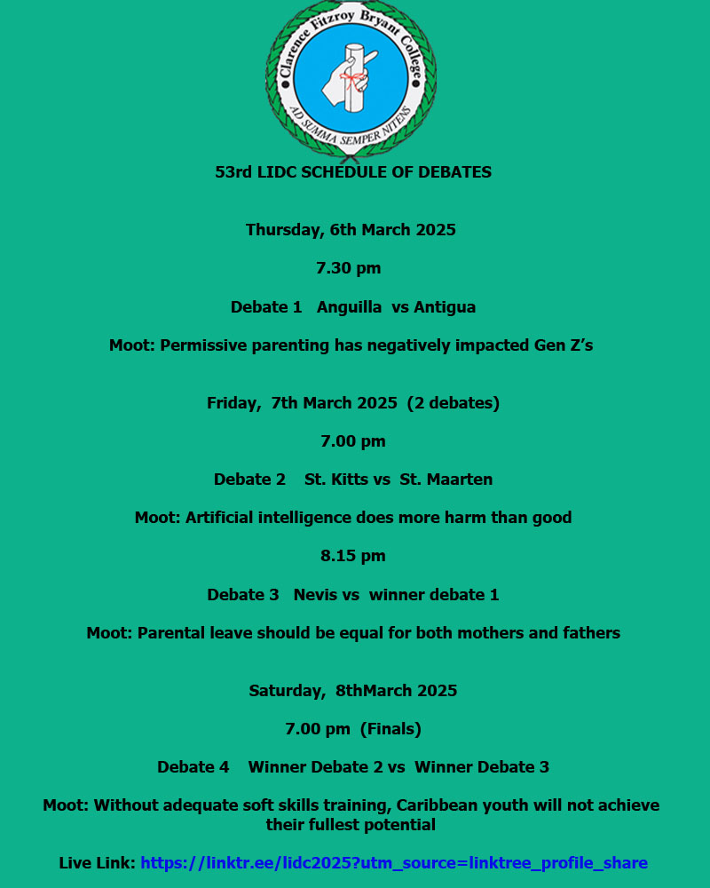 Clarence Fitzroy Bryant College – Always Striving for Excellence!